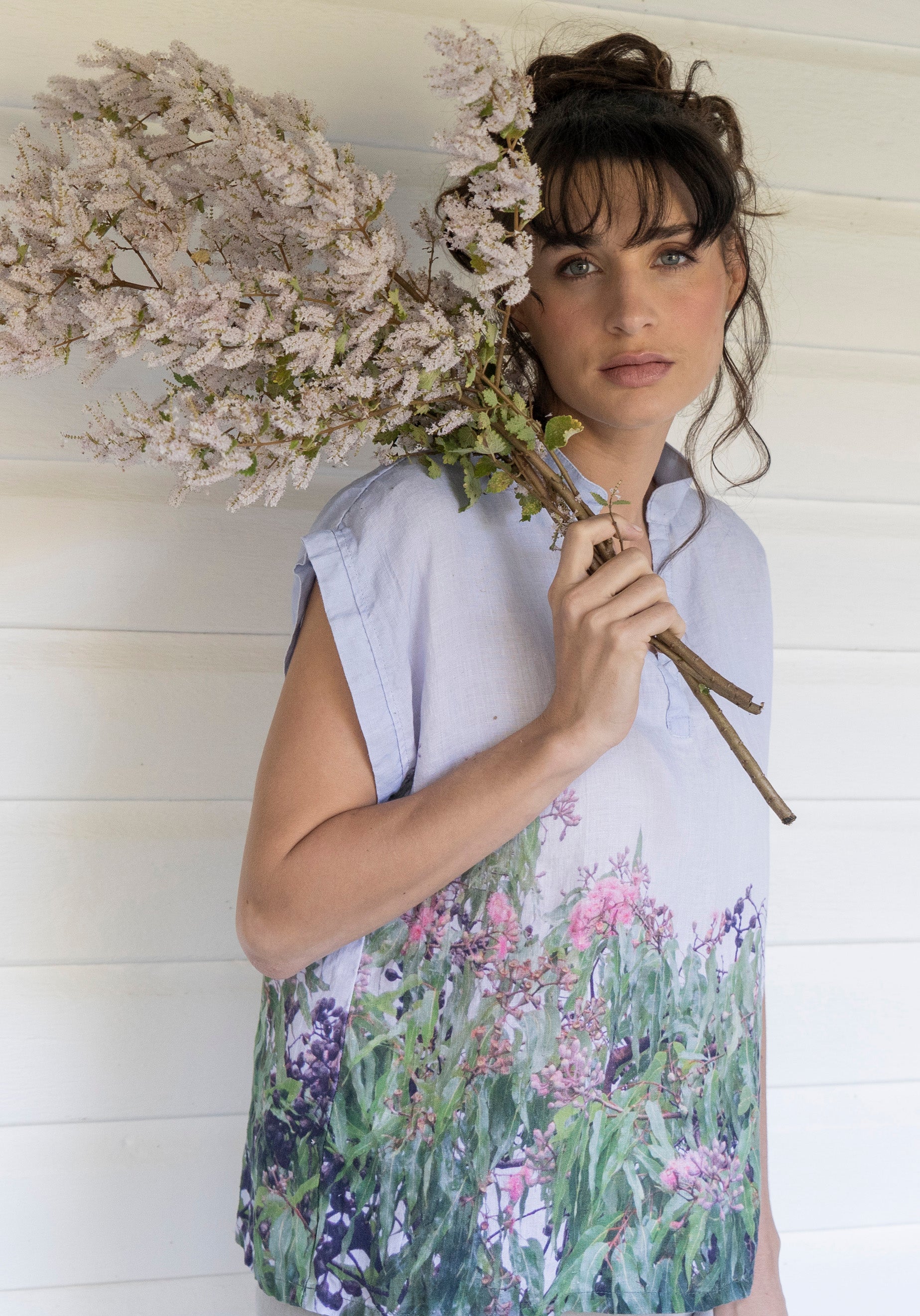 STRAWBERRY GUM HEMP TOP – Harriet Jane Designs